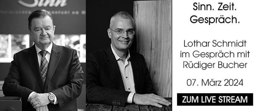Sinn.Zeit.Gespräch: Sinn-Chef Lothar Schmidt mit Rüdiger Bucher | WatchTime