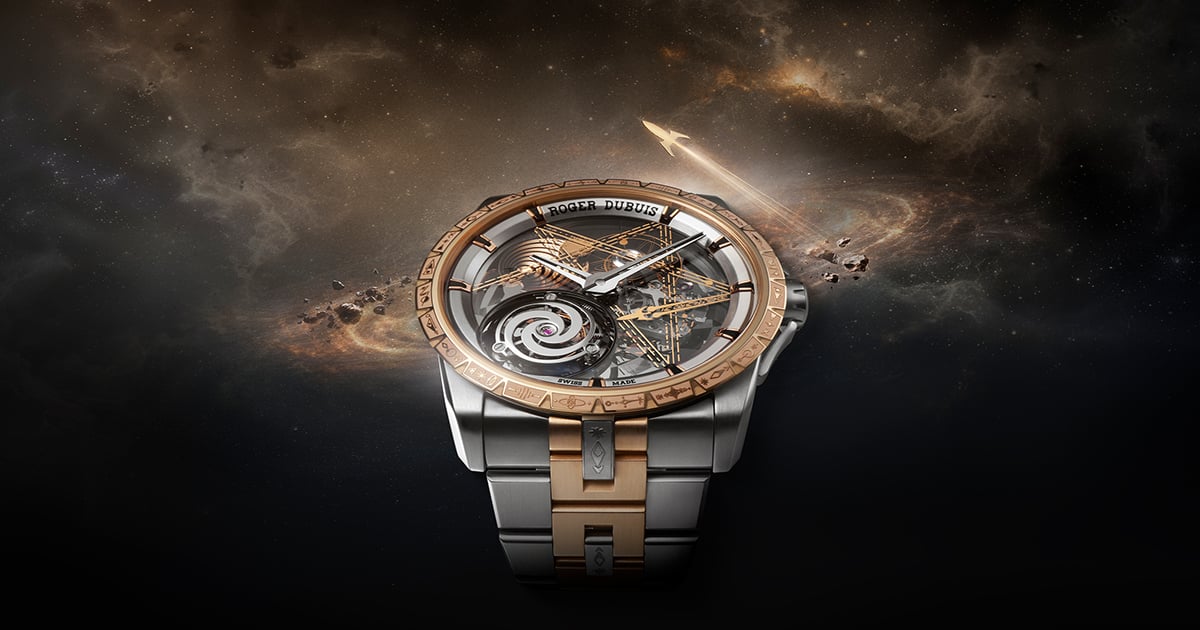 Tourbillon trifft Galaxie: Roger Dubuis – Excalibur Monotourbillon ...