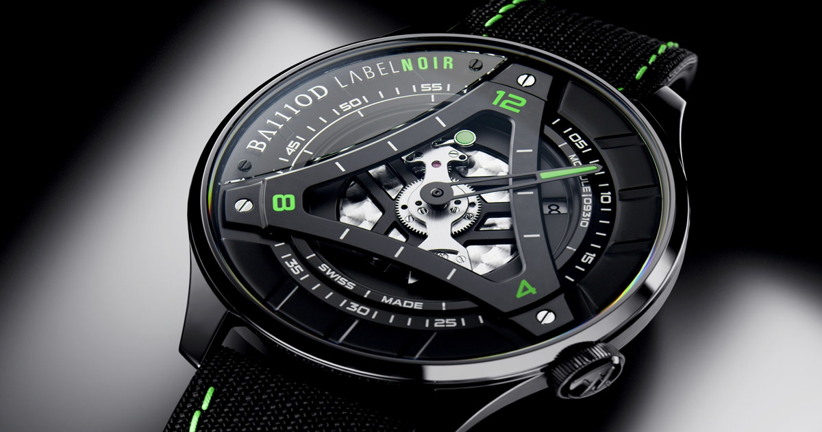 BA111OD X Label Noir: Rollende Zeitanzeige | WatchTime