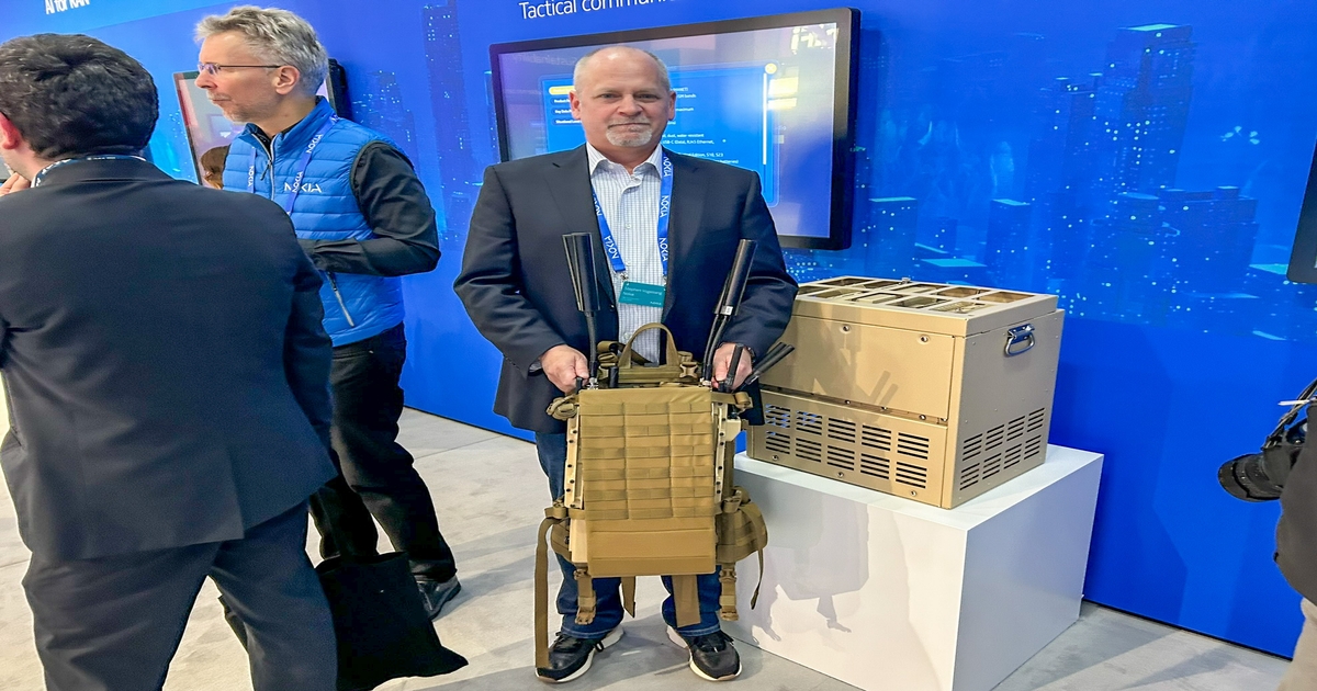Nokia's 5G network in a backpack