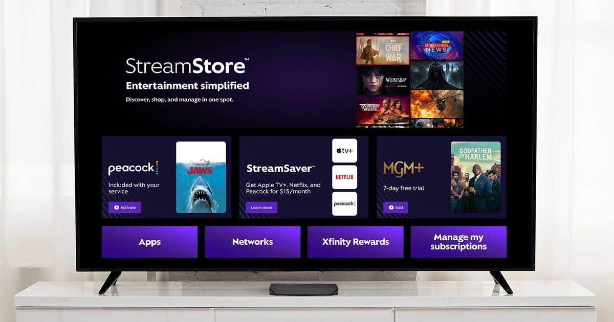 Comcast's 'StreamStore' opens with 450-plus apps and channels