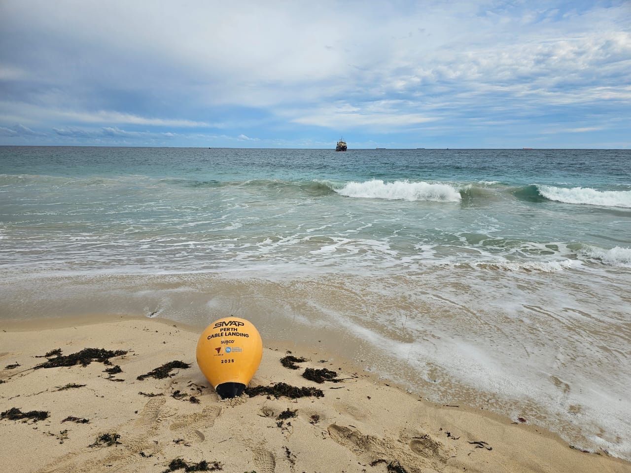 Australia's SMAP domestic submarine cable lands in Perth