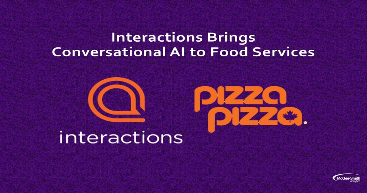 Interactions Brings Conversational AI to Food Service