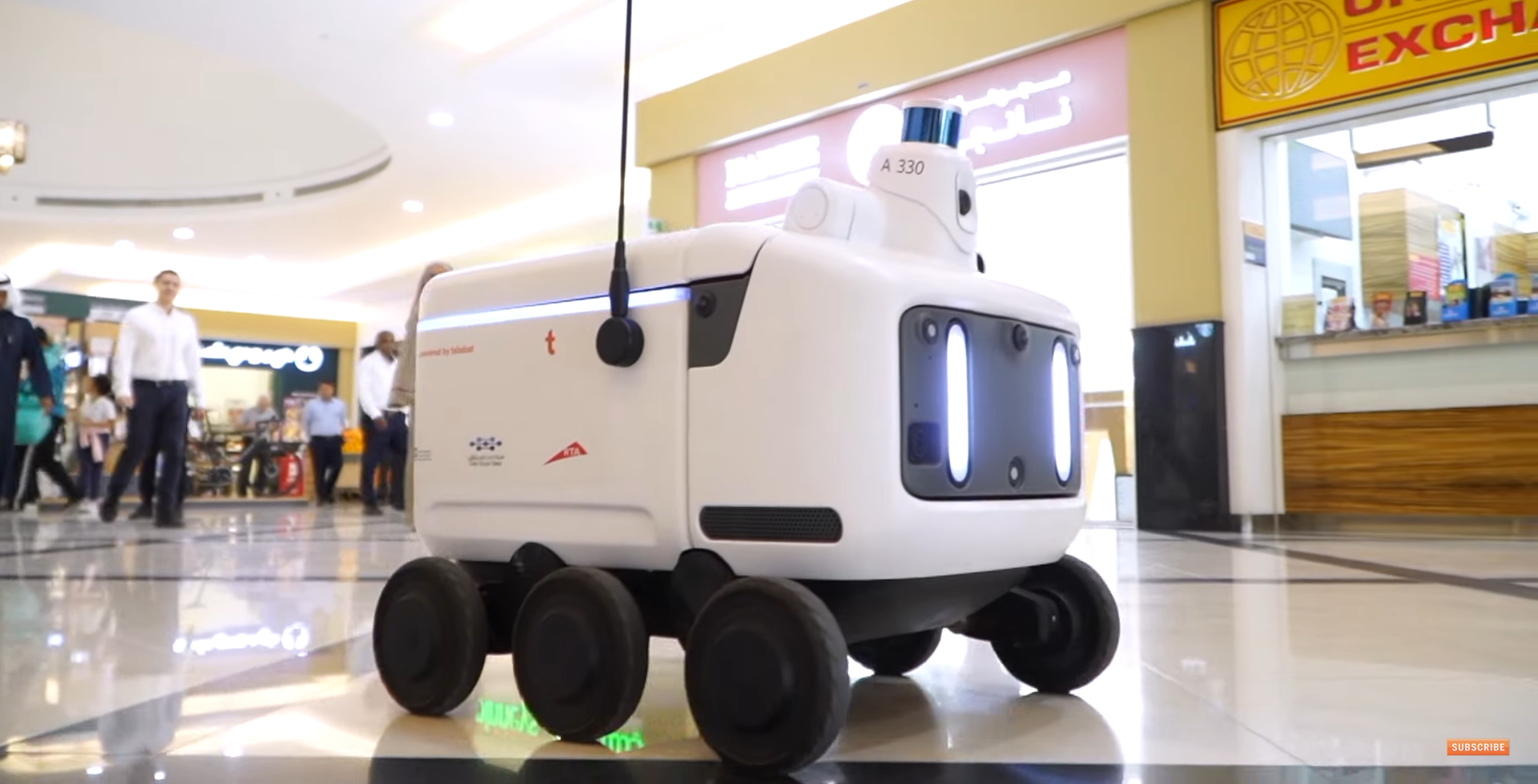 Dubai Pilots Food Delivery Robots