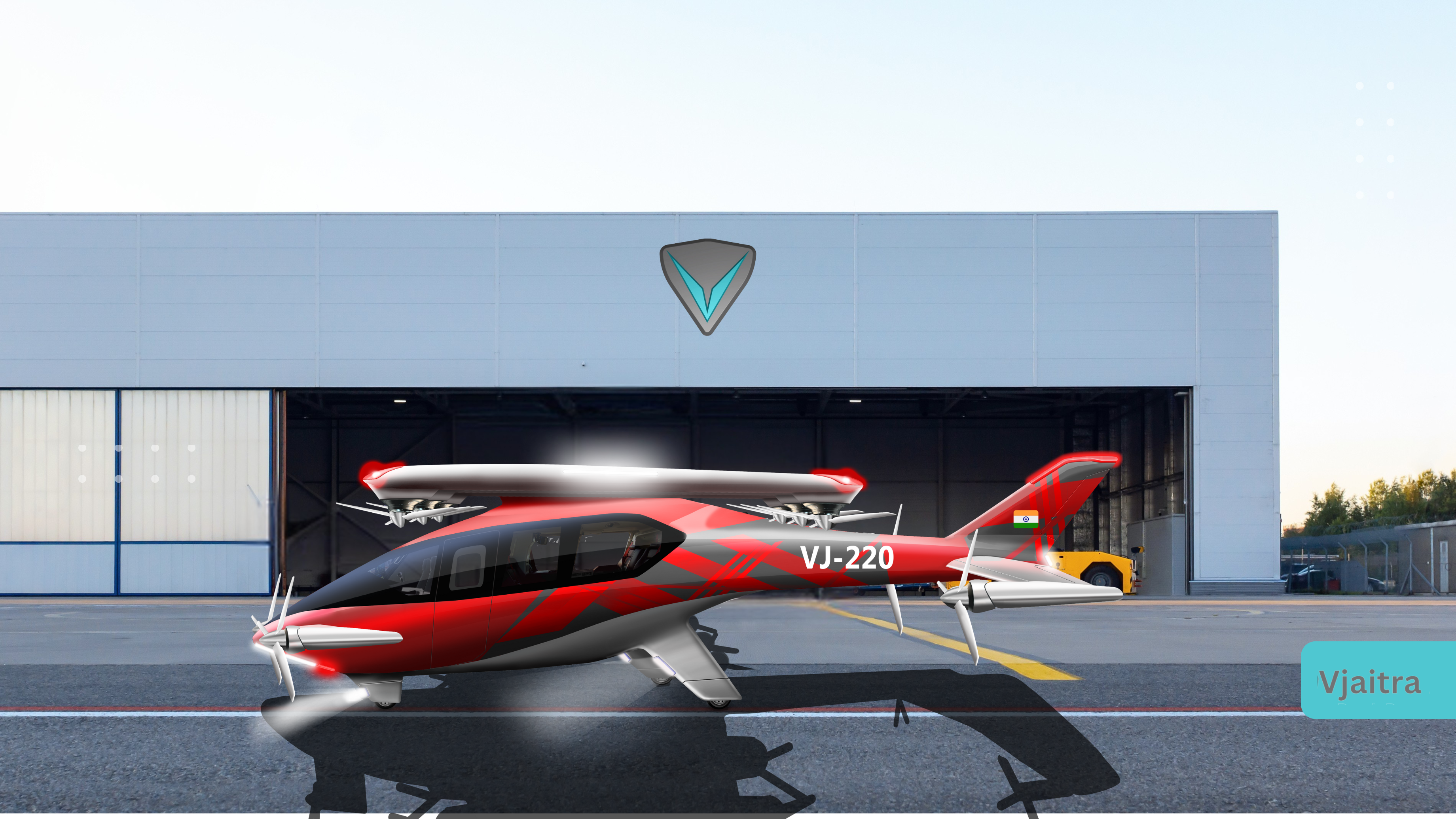 Air Taxi Vehicle Launches in India; 370 Mile Range