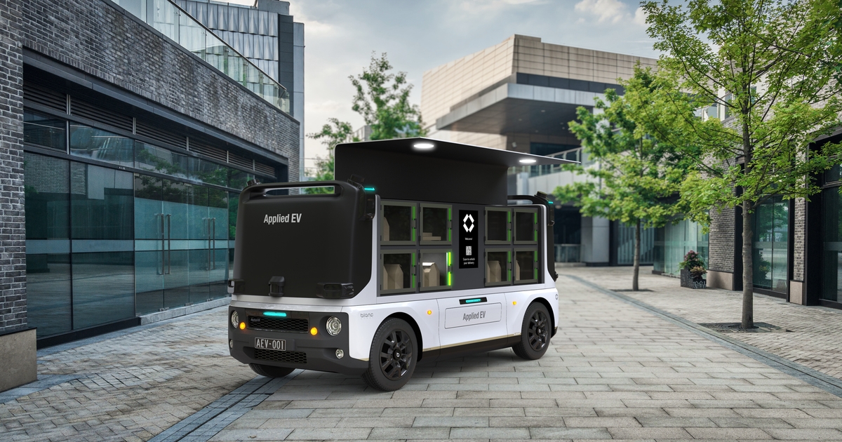 Suzuki, Applied AV Unveil Autonomous Logistics Vehicle