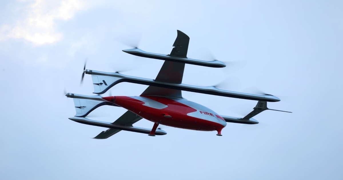 Air Taxi Company Launches Flying Firefighting Vehicle