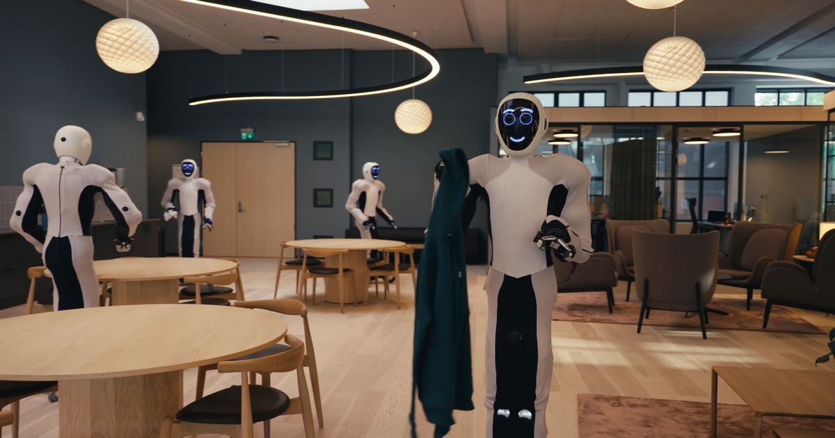 Eve Humanoid Robot Update Enables Back-to-Back Tasks With Voice Commands