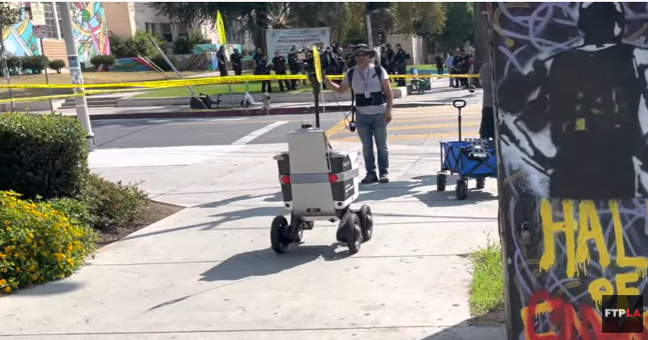 Video Shows Self-Driving Delivery Robot Invading Crime Scene | IoT ...