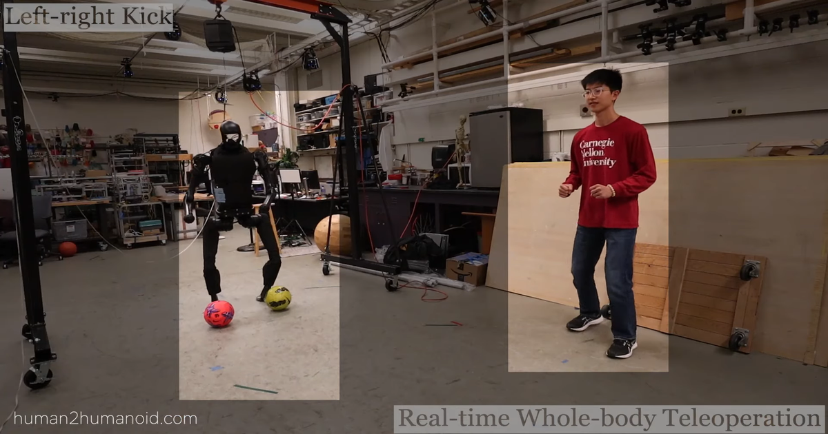 System Enables Human-to-Humanoid Robot Operation
