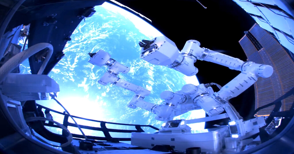 Autonomous Robot Arm Completes Space Station Tasks