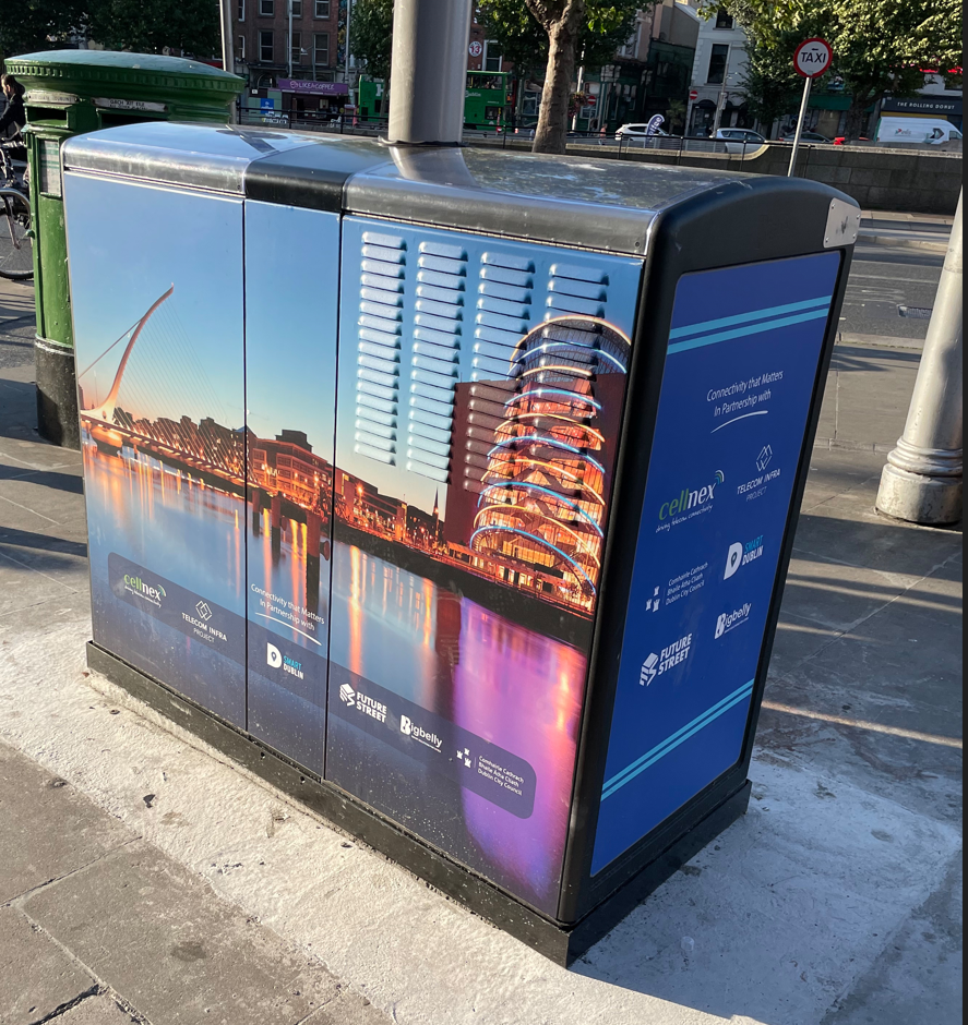 Smart Trash Can Provides Hidden 5G Infrastructure