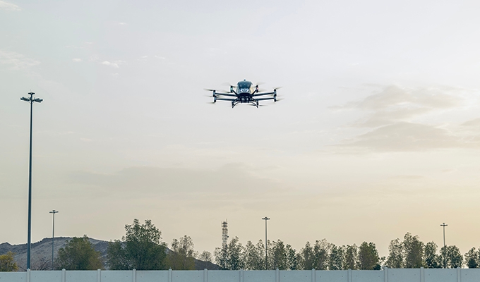 Air Taxi Flies in Saudi Arabia; Pilotless Travel