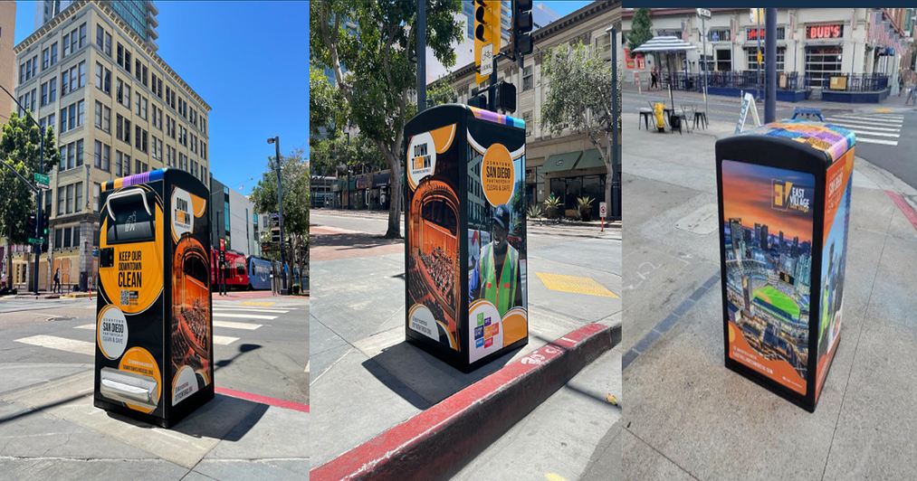 Smart Trash Can Provides Hidden 5G Infrastructure