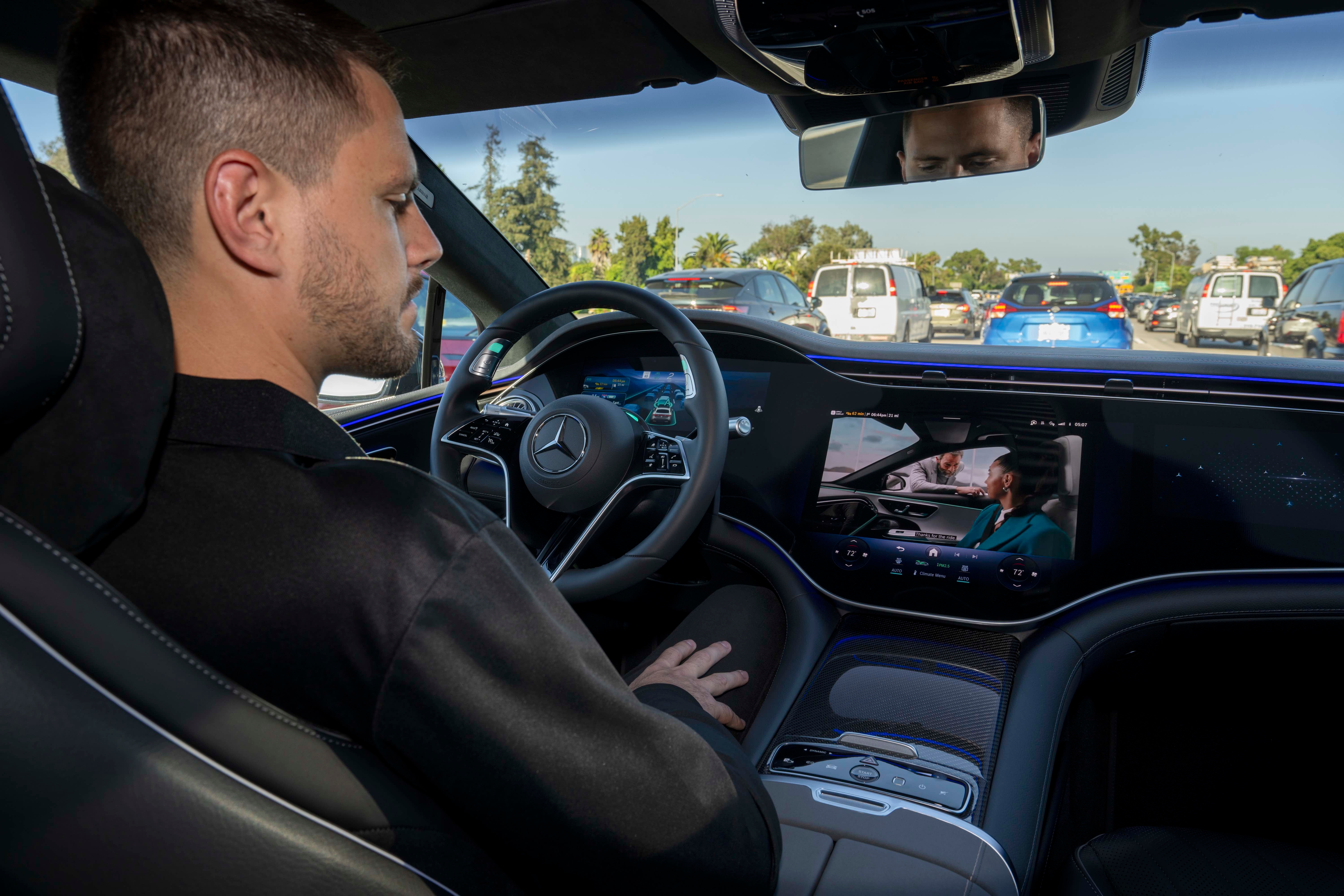 Mercedes ‘Hands off, Eyes off’ Driving Now Available in the US