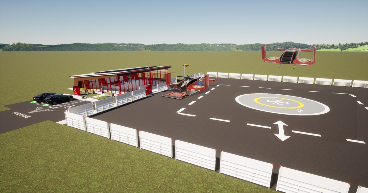 Flying Car Company Partners to Create 700 Landing Facilities