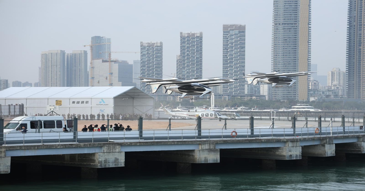 Air Taxi Flies Between China Cities; 3-Hour Drive Cut to 20 Minutes