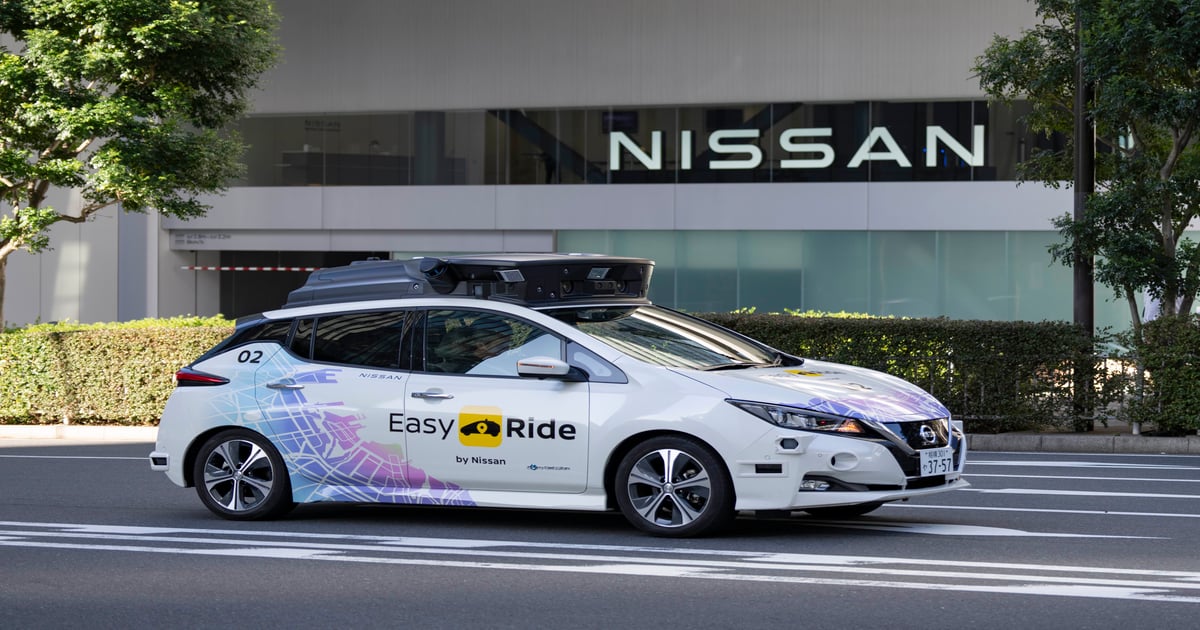 Nissan to Launch Commercial Self-Driving Taxi Service in Japan