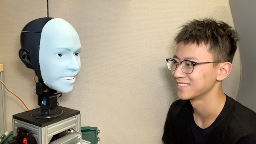 Robot Learns to Respond to Human Facial Expressions