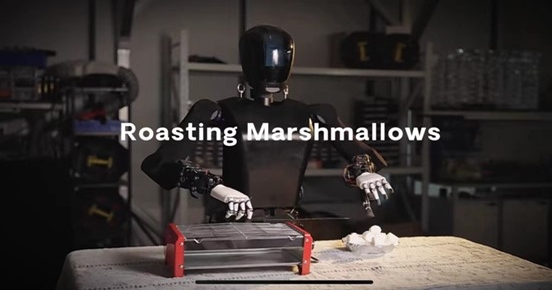Humanoid Robot Toasts Marshmallows, Dances in New Video