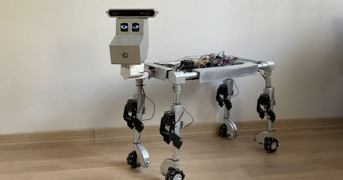 Robot Guide Dog Created by High Schooler to Aid the Visually Impaired