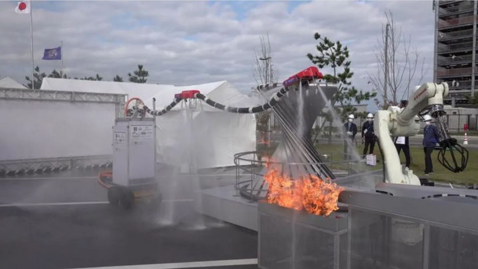 Researchers Create ‘Flying Dragon’ Robot to Fight Fires