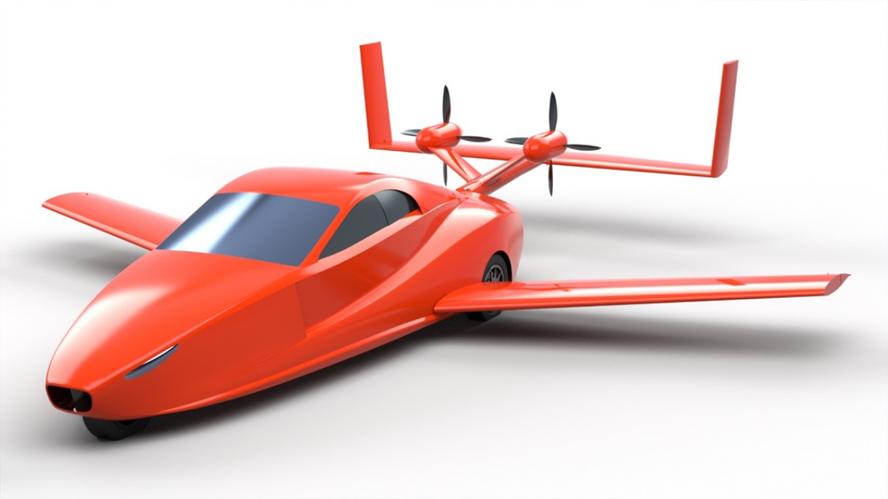 Flying Sports Car Gets New Electric Motor; 100 mph Ground Speed
