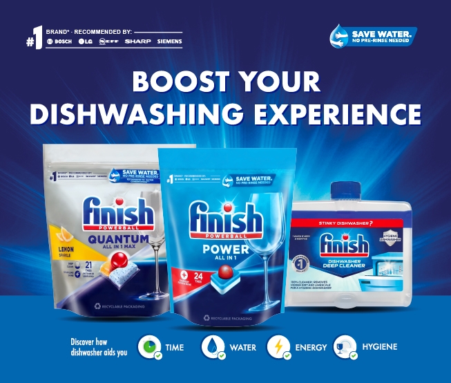 #1 Auto Dishwashing Detergent Brand | Finish