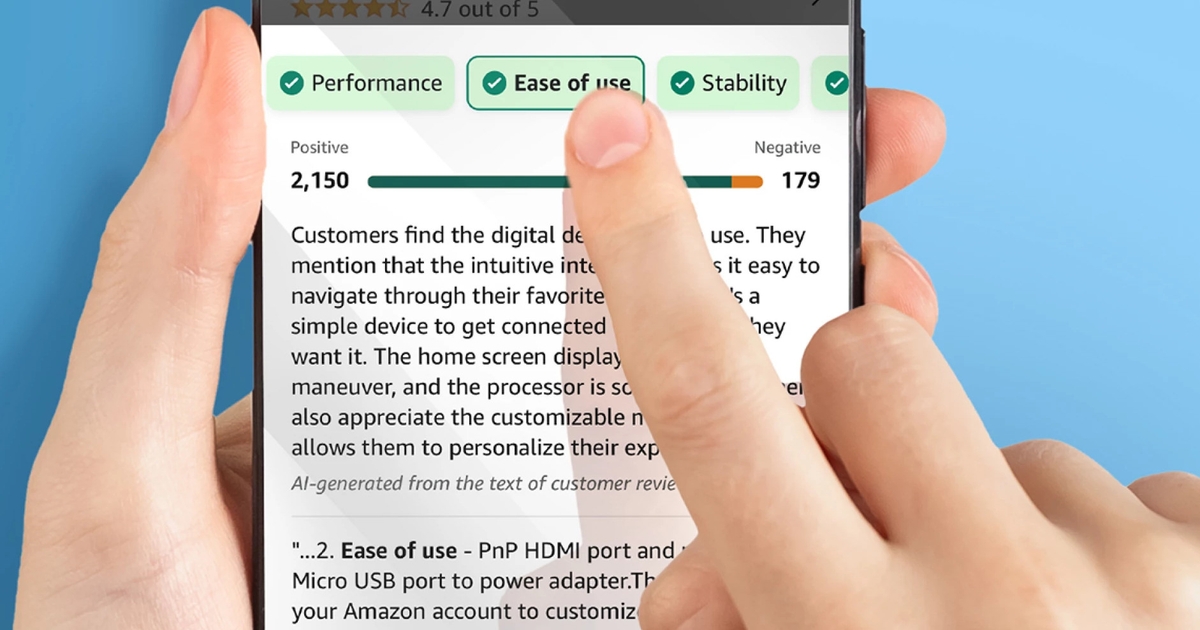 Amazon rolls out AI-generated product review summaries