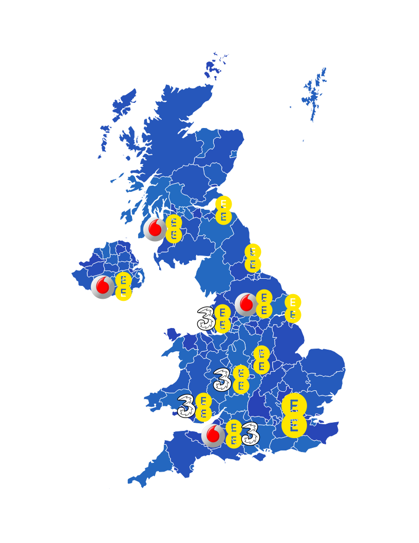 EE the best, O2 the worst – RootMetrics