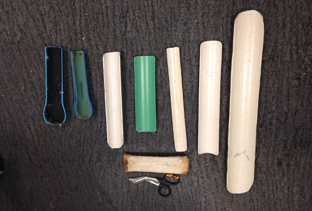 How to treat leg fractures in young calves