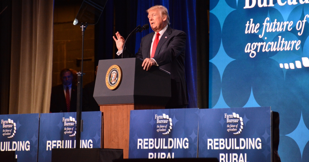 Trump: Working to deliver for farmers