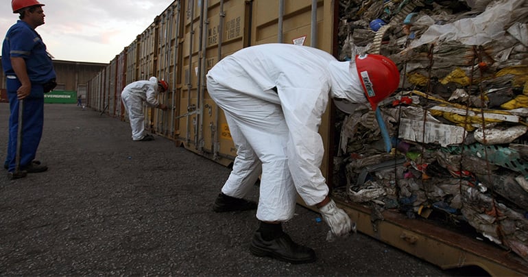 Recycled Plastic Exports Plunge in First Half of 2019