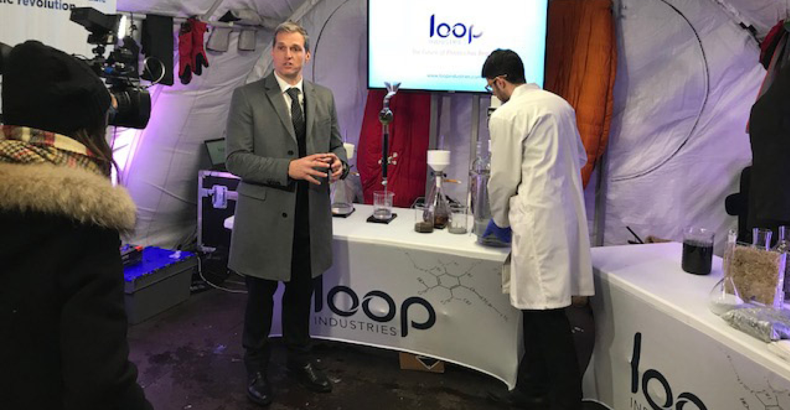 Loop Industries Partners with Evian to Create 100% Recycled Bottles