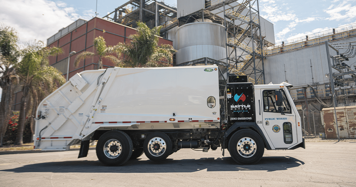 Battle Motors Rolls Out Electric Trash Trucks