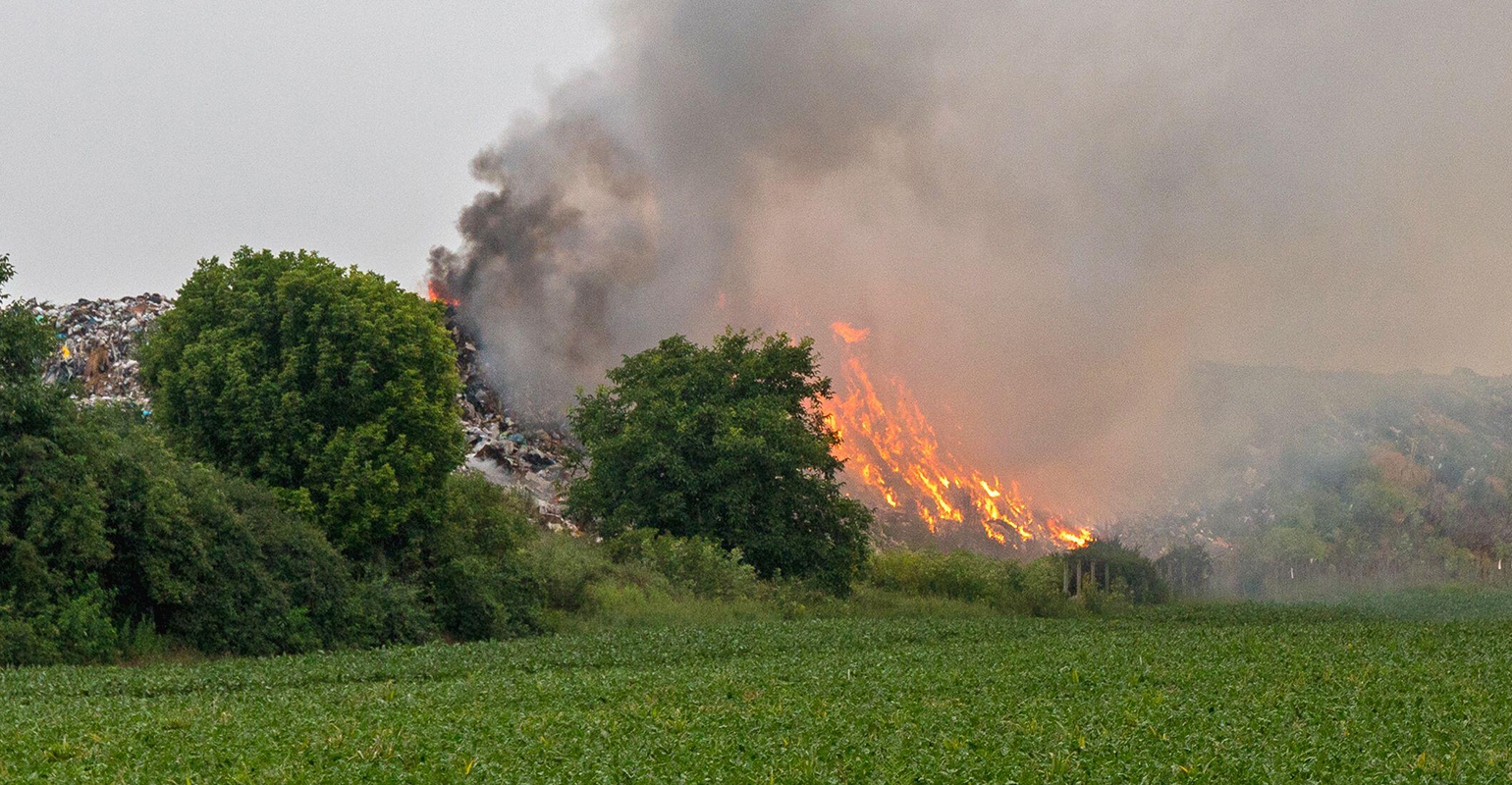 Texas Landfill Reopening After Fire from Lightning Strike