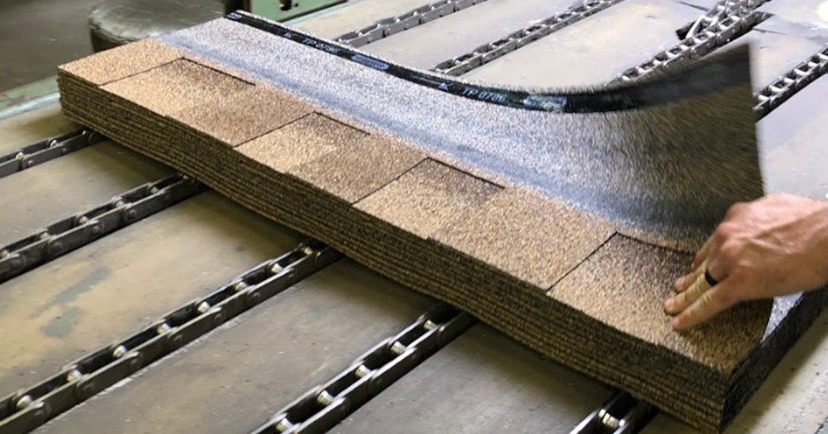 GAF Manufactures Industry's Recycled Waste Shingles