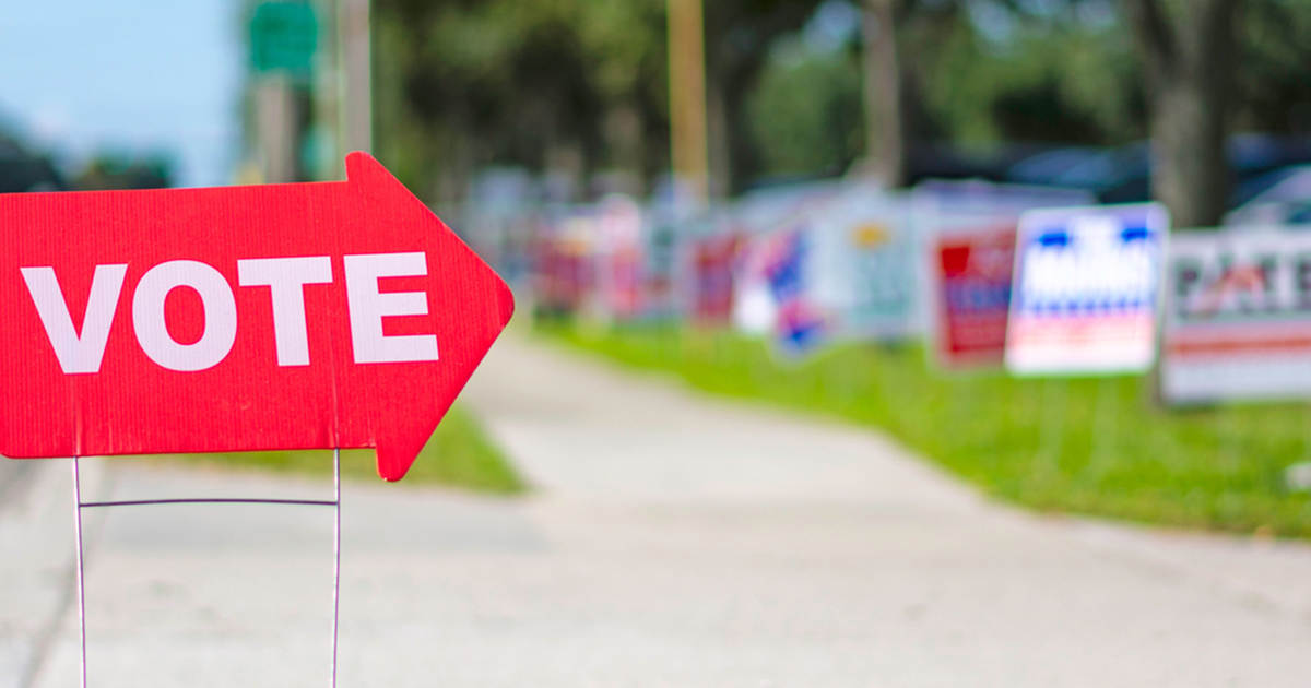 Campaign Signs Can Be Recycled Three Ways