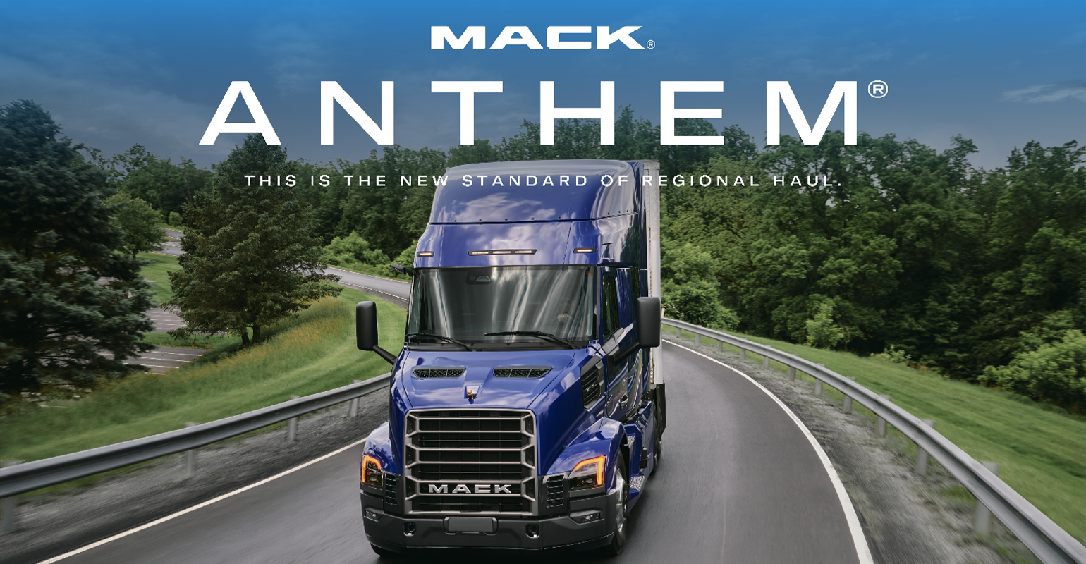 Mack Trucks Launches All-New Mack Anthem for Regional Hauls