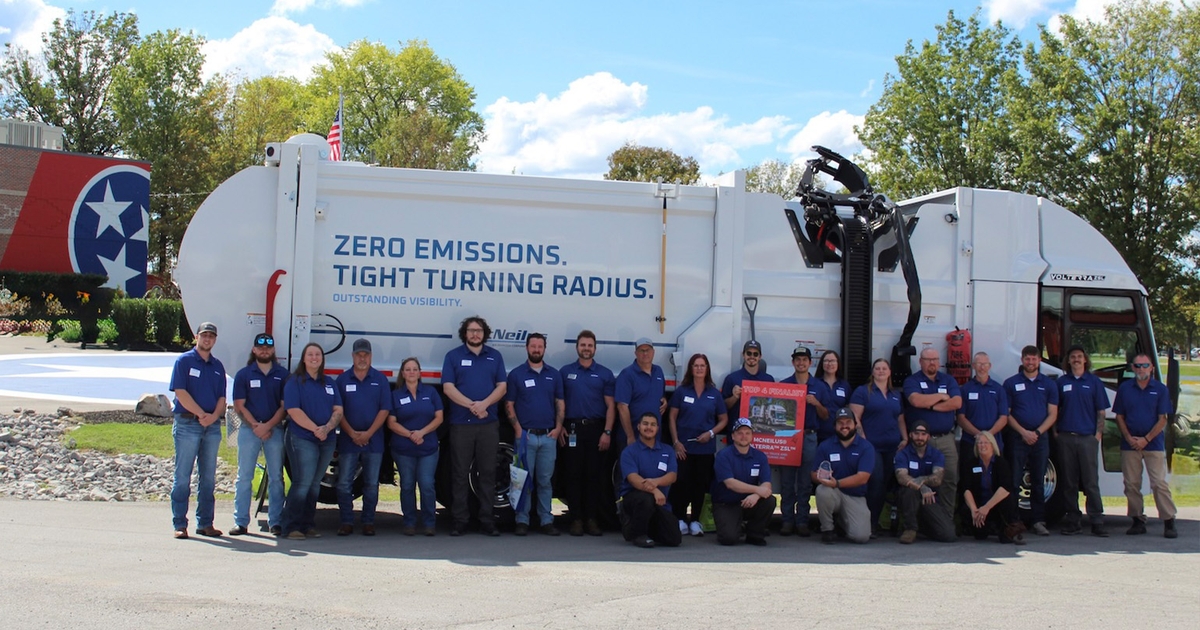 McNeilus Volterra ZSL Wins 2025 “Coolest Thing"