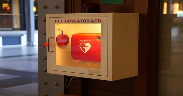 Meridian Waste Installs AED at All Facilities