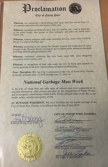 Showing Appreciation for Waste Workers on National Garbage Man Day