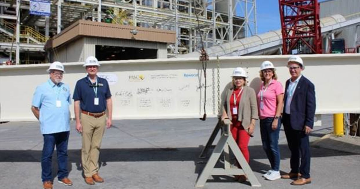 Reworld, Pasco County Celebrate Topping Off Milestone