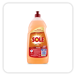 Sole Detersivo Piatti Aceto, sapone per piatti | Sole