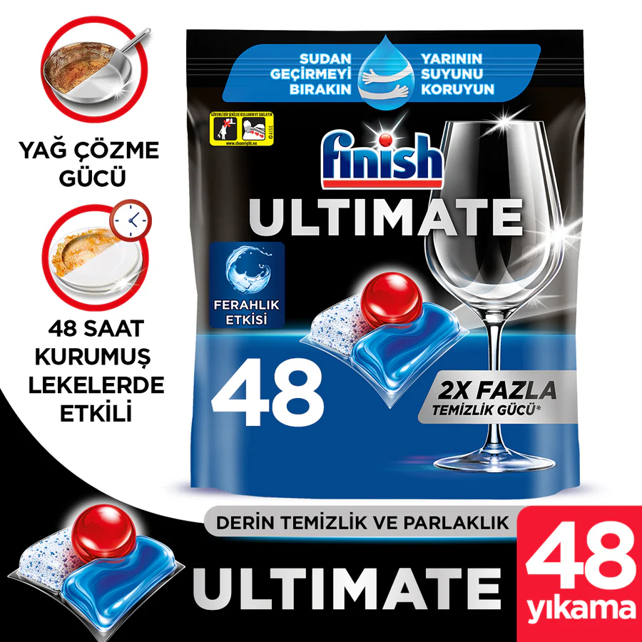 Finish Ultimate 48 Tablet Deterjan | Finish TR