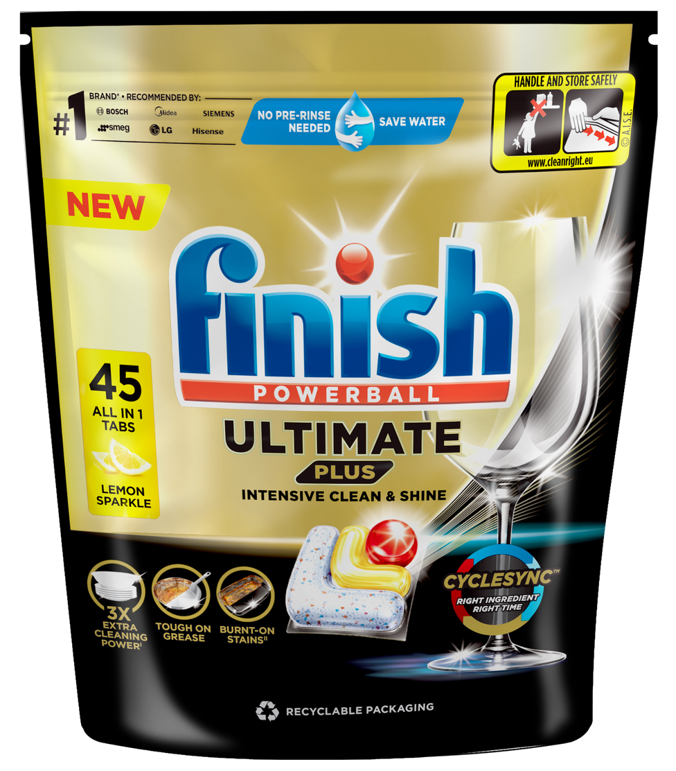 Finish Ultimate Plus 45 Lemon tablets | Finish® SA
