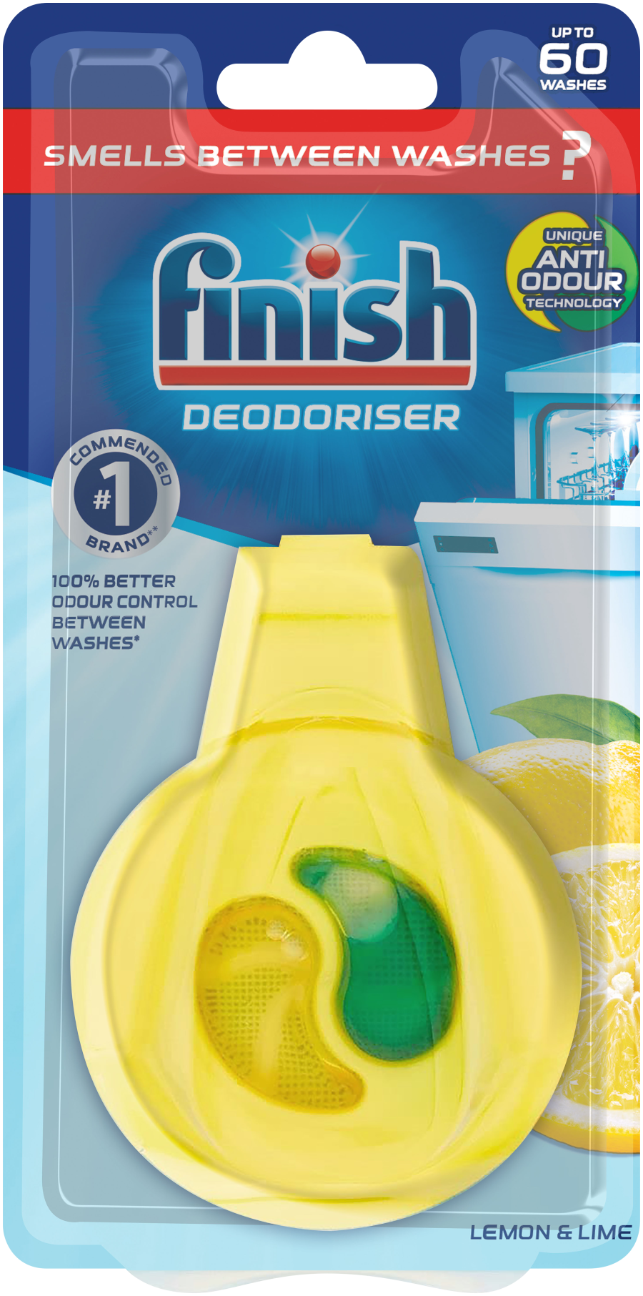 Dishwasher Freshener | Lemon Hanging Deodoriser | Finish® SA