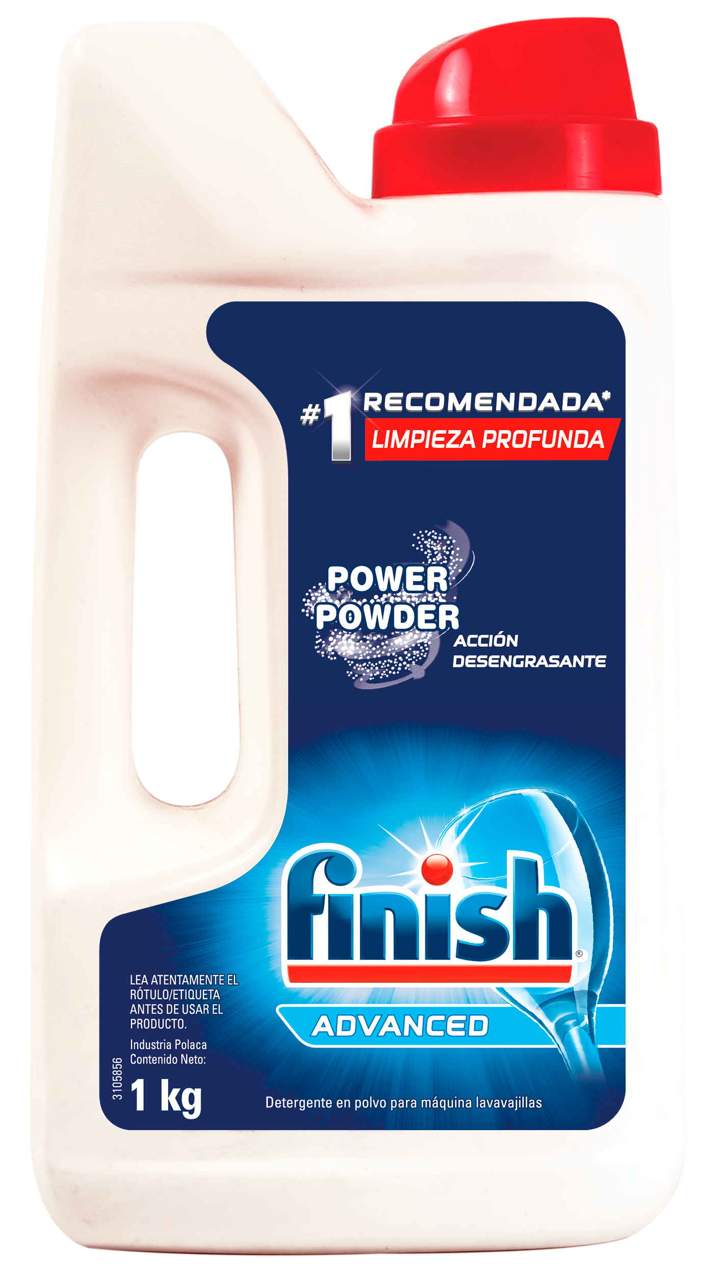 Detergente en Polvo para Lavavajillas 1kg Regular | Finish® México