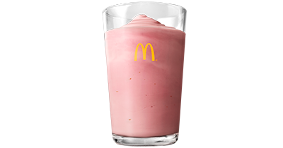 Milkshake Saveur Fraise | McDonald's France