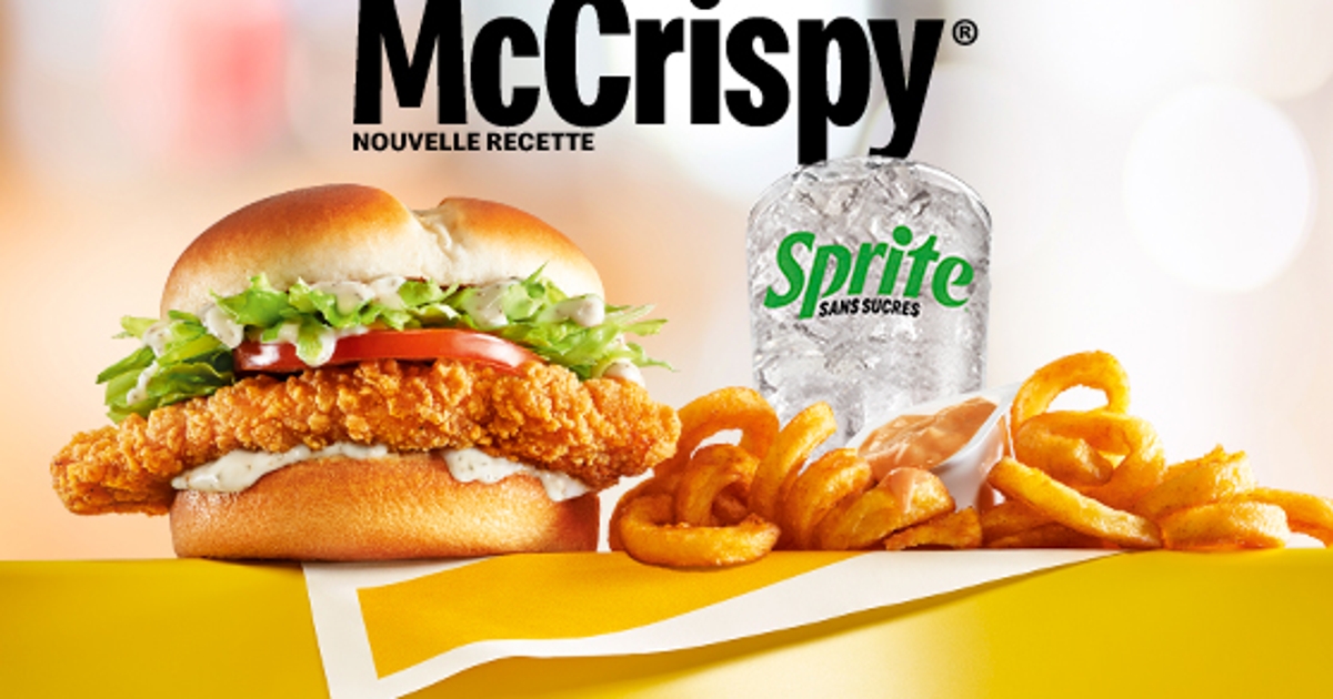 McDonald’s France revient en force avec la nouvelle recette du McCrispy®, l’alliance parfaite ...